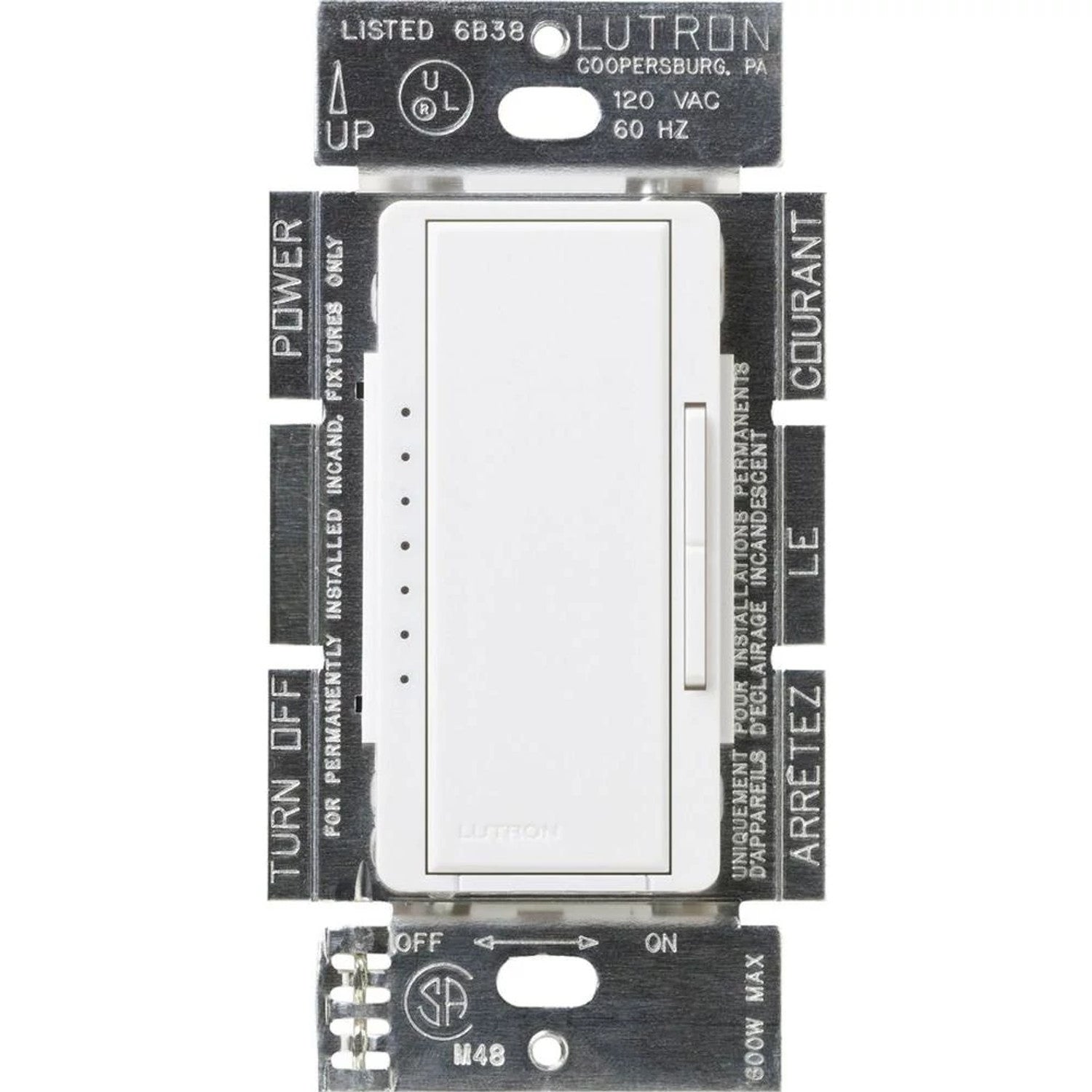 Lutron Maestro ELV Dimmer Switch - 600W Electronic Low Voltage | MAELV ...