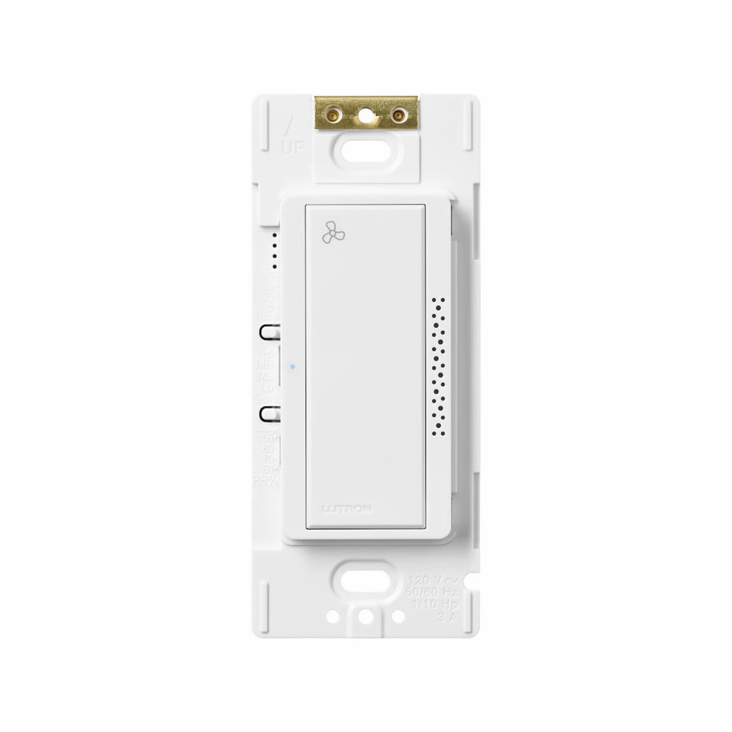 Lutron Humidity Sensor Switch with XactSense, 3A Fan/Light | MS-HS3-WH ...